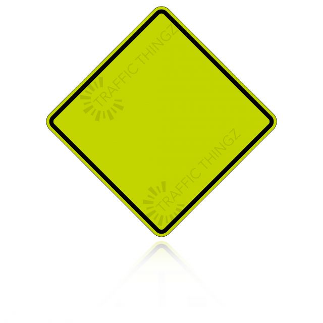 Custom Diamond Shape Traffic Sign