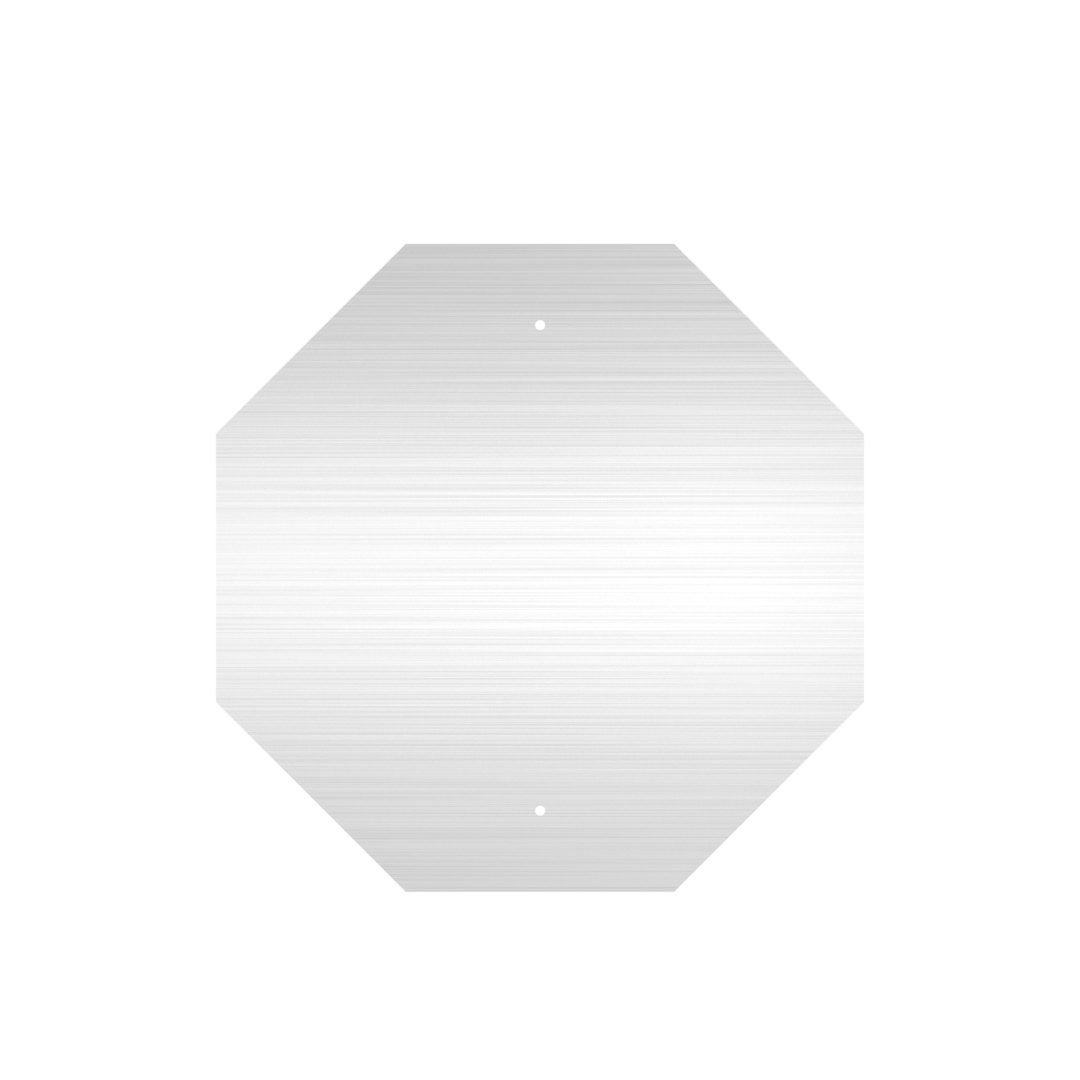 Octagon Aluminum Sign Blank MUTCD R1-1 - 24" 30" 36"