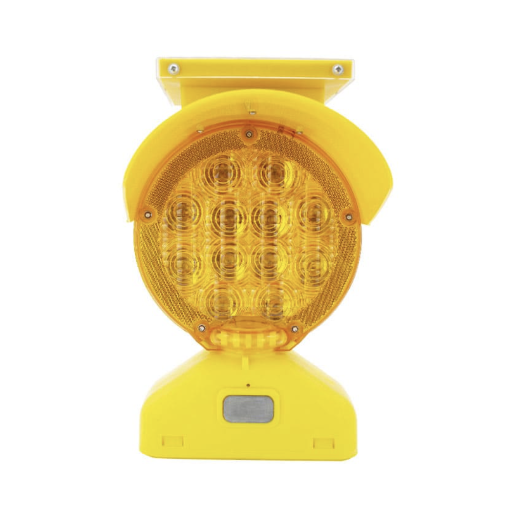 ledlighting-solutions.com: Solar Flashing LED Barricade Beacon Light
