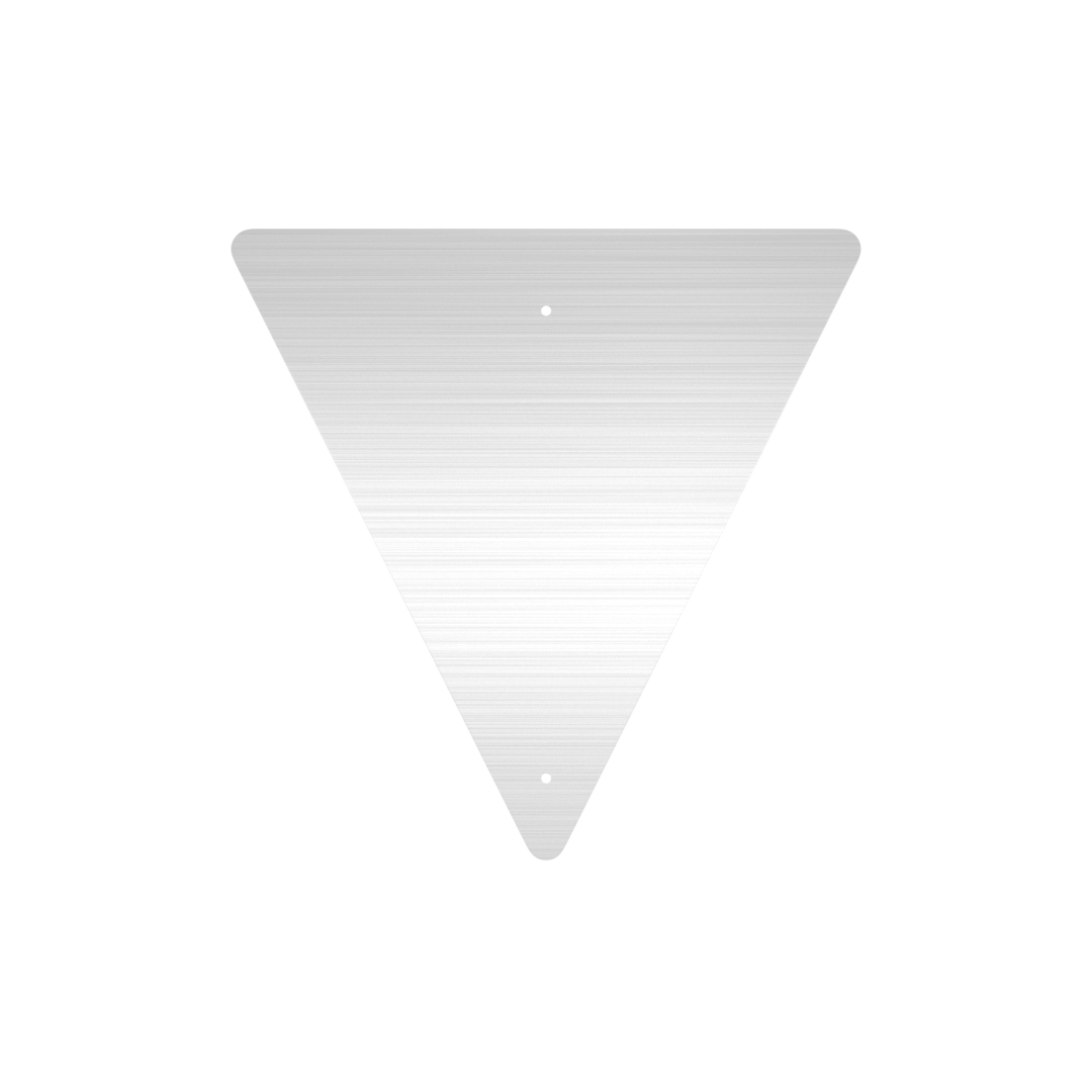 Triangular Aluminum Sign Blanks - 24", 30", 36" Sizes