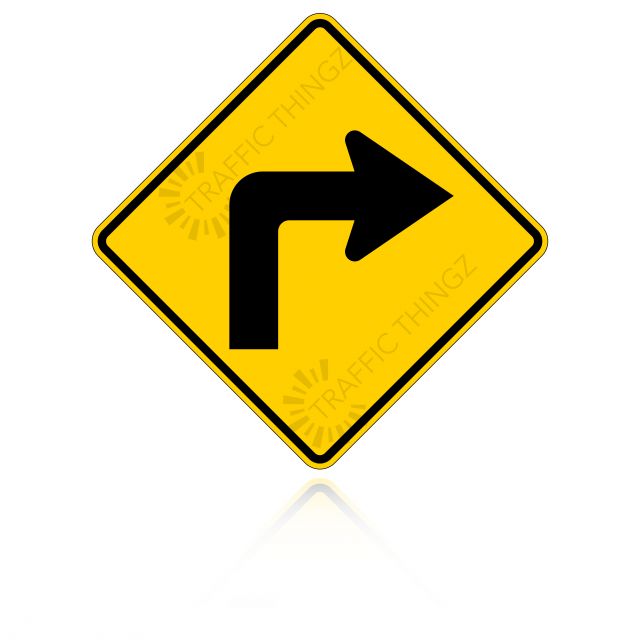 ledlighting-solutions.com: MUTCD W1-1R Turn Right