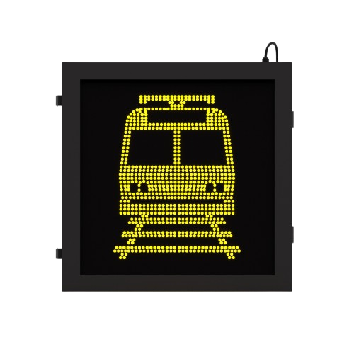 LED Traffic Sign W10-7 Light Rail Transit Vehicle Approaching