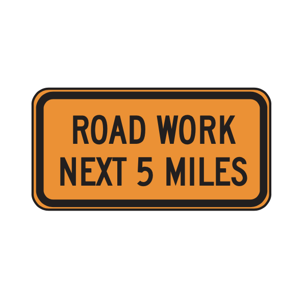 MUTCD Road Work Next G20-1 Sign