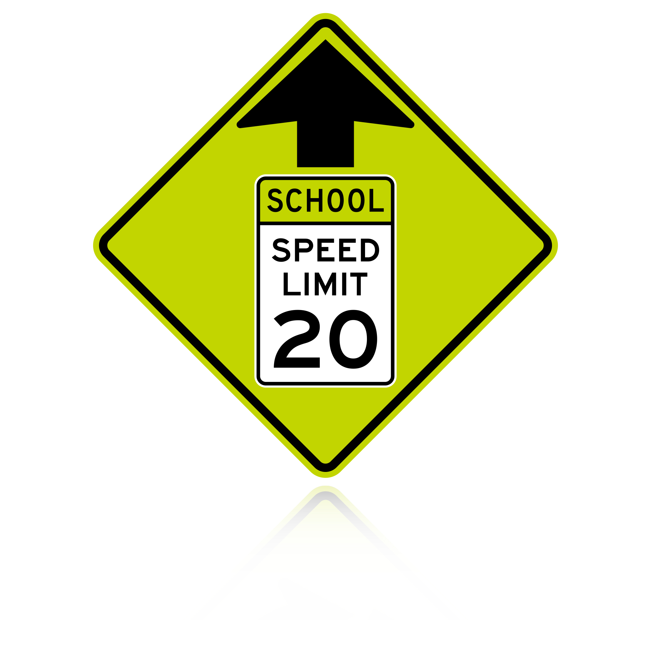 MUTCD S4-5 School Zone Speed Limit Traffic Sign