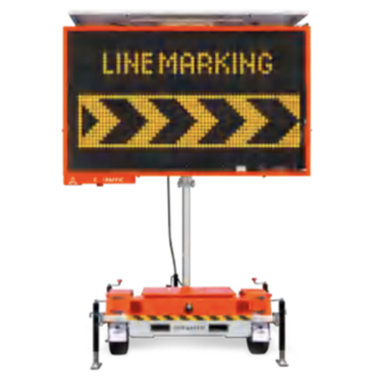 Large OPTRAFFIC Solar Traffic Sign Trailer NTCIP
