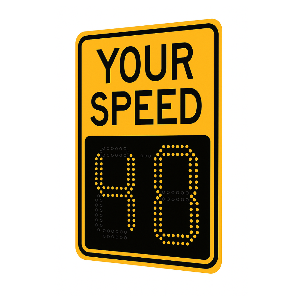 ledlighting-solutions.com: 11" ‘Your Speed’ Solar Powered LED Radar ...