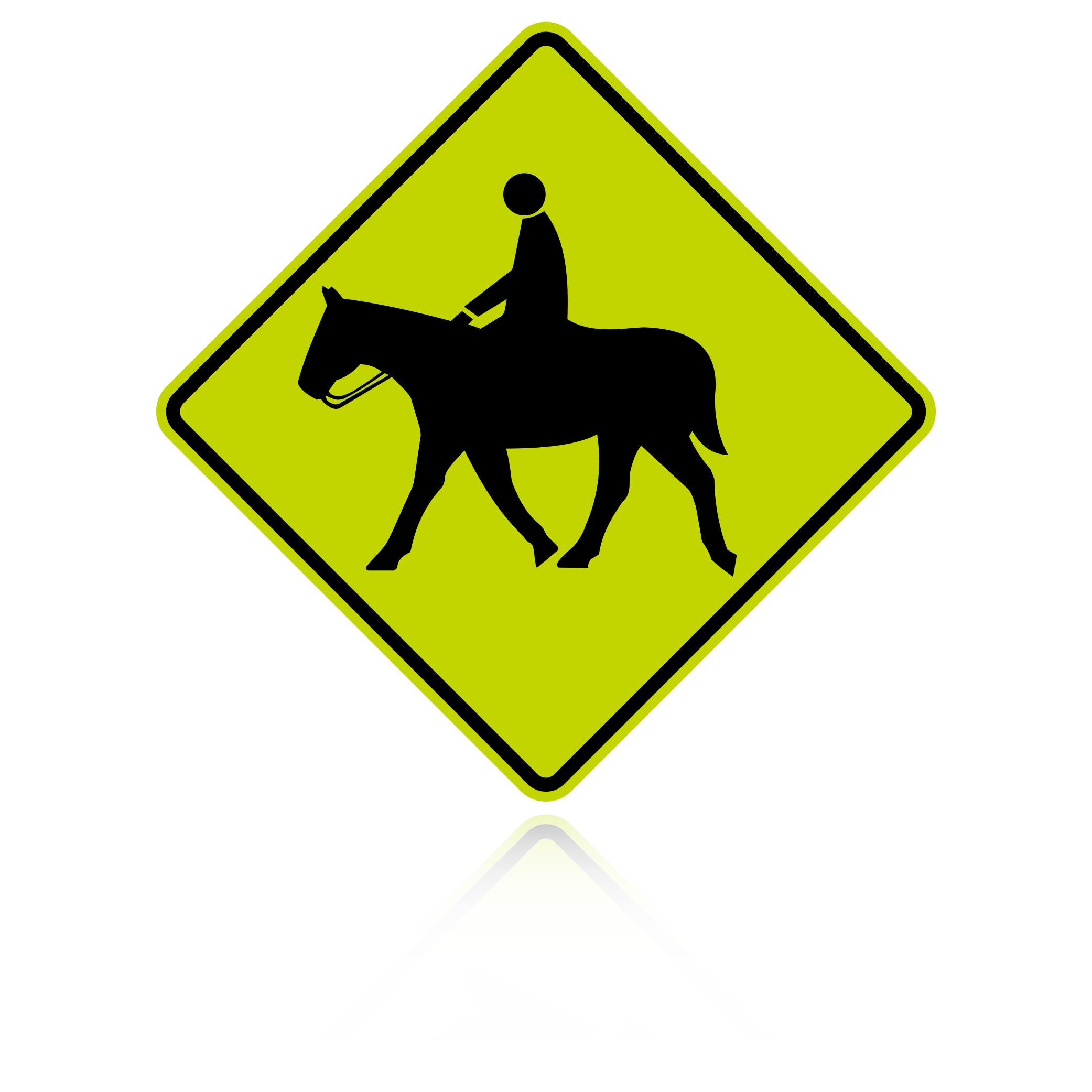 Equestrian Crossing Sign - MUTCD W11-7