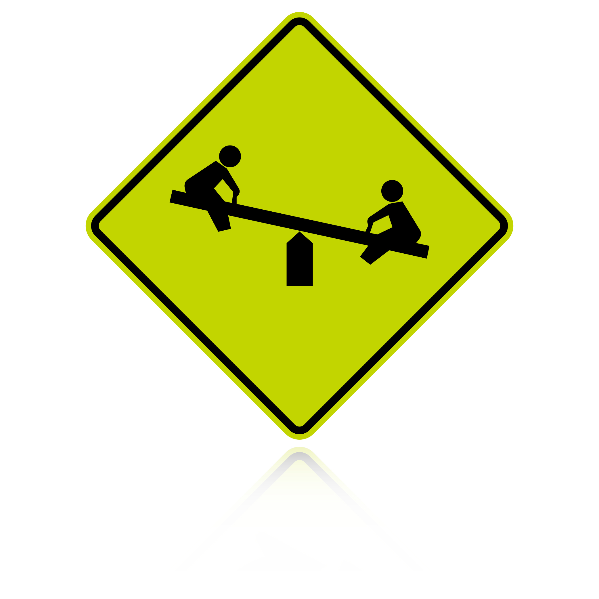 MUTCD W15-1 Playground Warning Sign