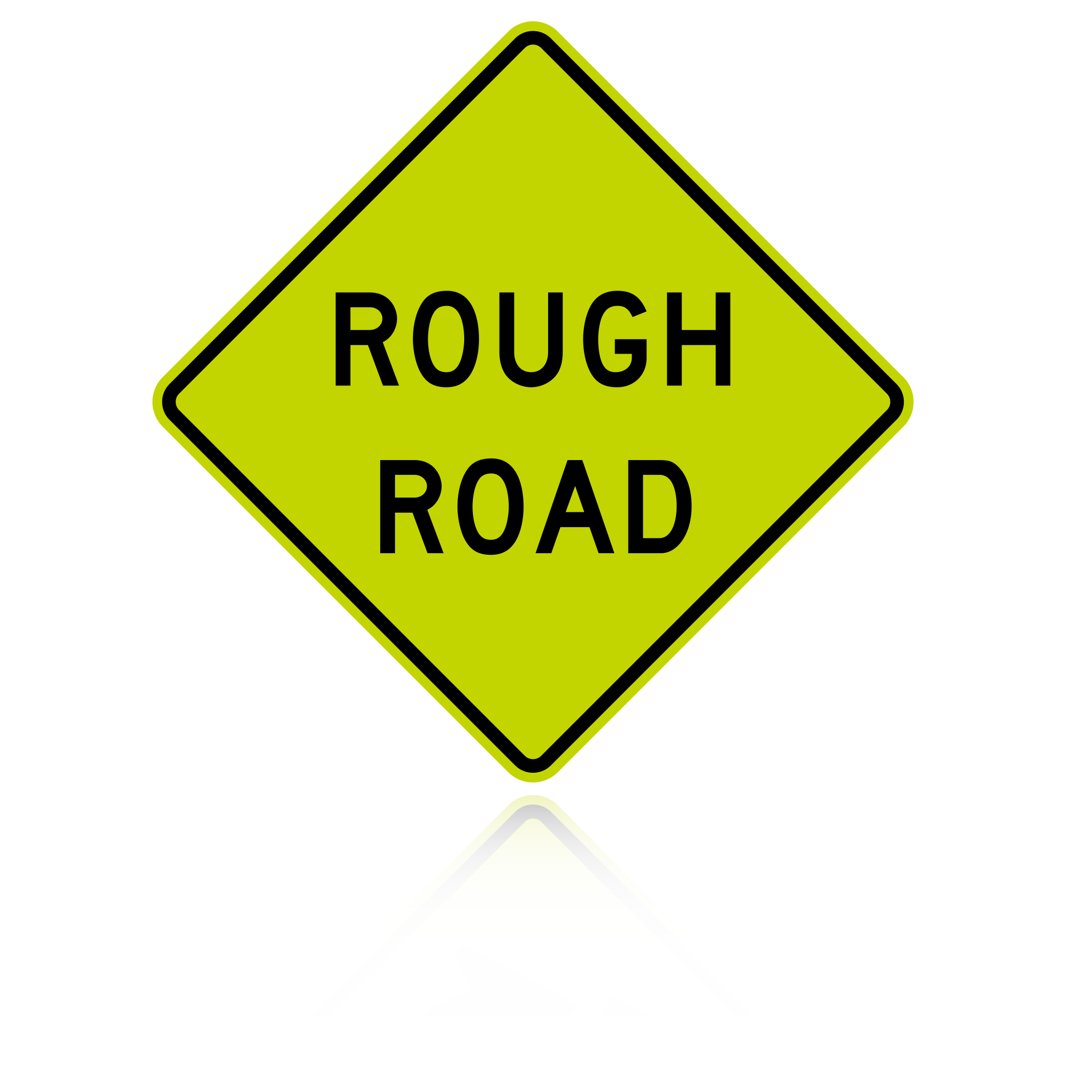 MUTCD W8-8 Rough Road Sign - Traffic Control & Work Zone Signs